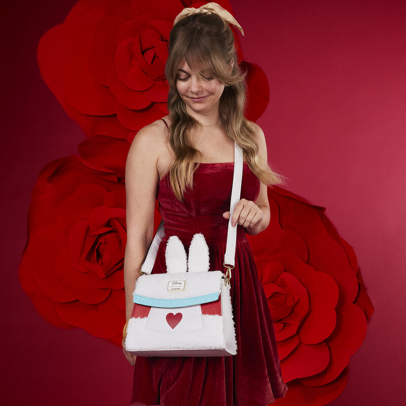 Loungefly Disney Alice in Wonderland White Rabbit Cosplay Crossbody Ba ...