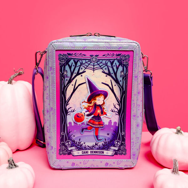 Loungefly Hocus Pocus Tarot Card Dani & Binx Iridescent Crossbody Bag ...