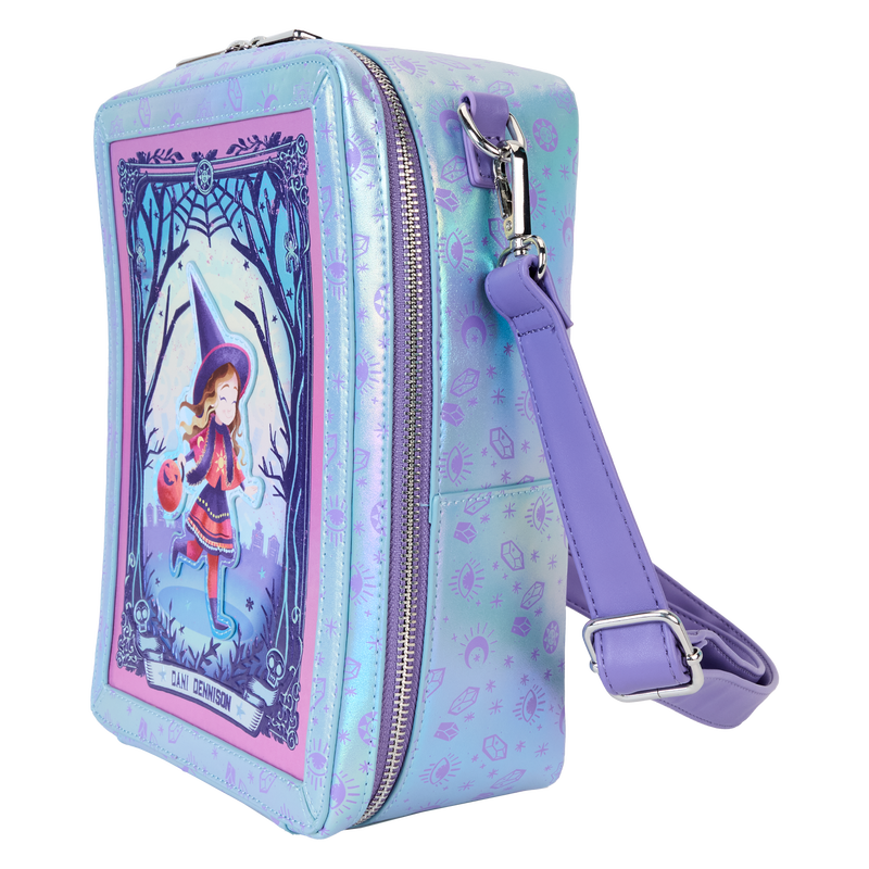 Loungefly Hocus Pocus Tarot Card Dani & Binx Iridescent Crossbody Bag ...