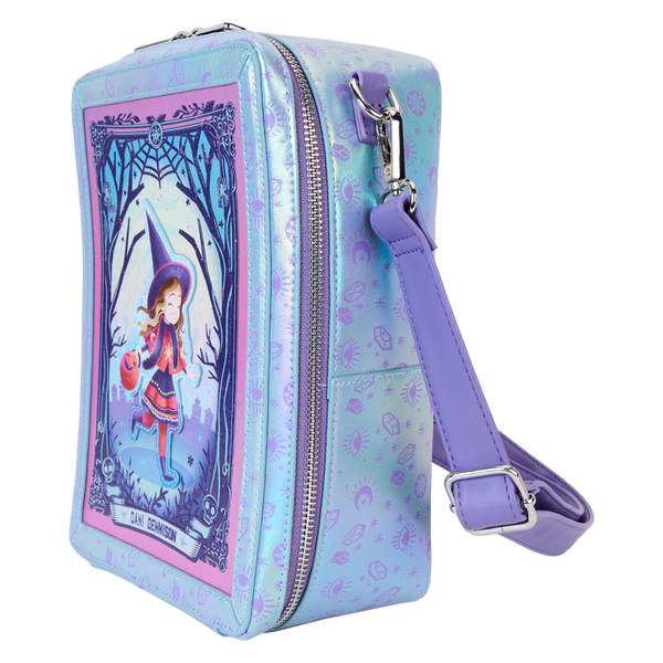 Loungefly Hocus Pocus Tarot Card Dani & Binx Iridescent Crossbody Bag ...