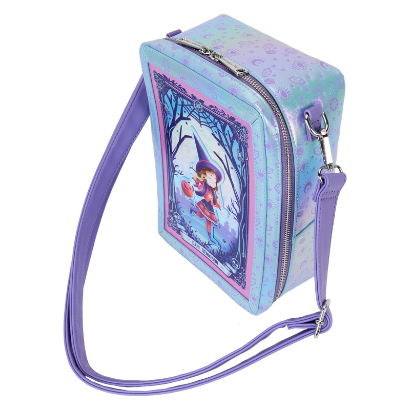 Loungefly Hocus Pocus Tarot Card Dani & Binx Iridescent Crossbody Bag ...