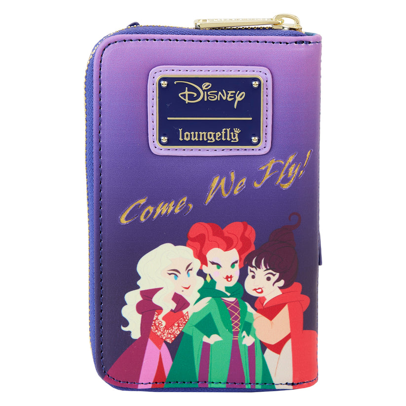 Loungefly Hocus Pocus Sanderson Sisters House Glow Zip Around Wallet ...