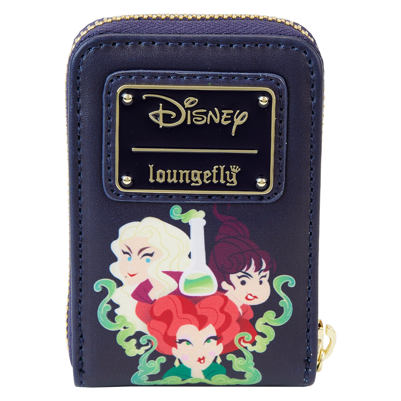 Loungefly Hocus Pocus Sanderson Sisters Cauldron Glow Accordion Wallet ...