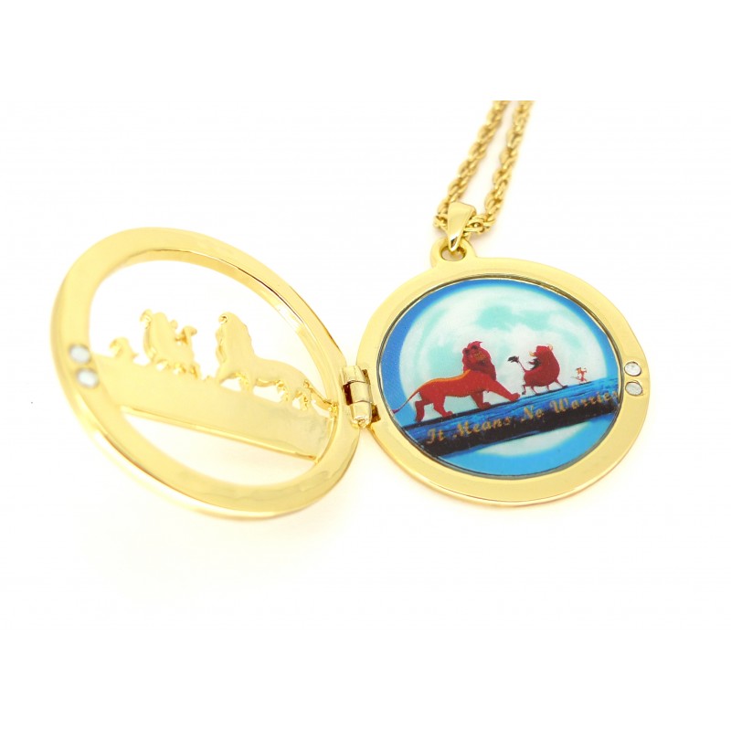 Disney by Couture Kingdom The Lion King Hakuna Matata Locket Style Nec ...