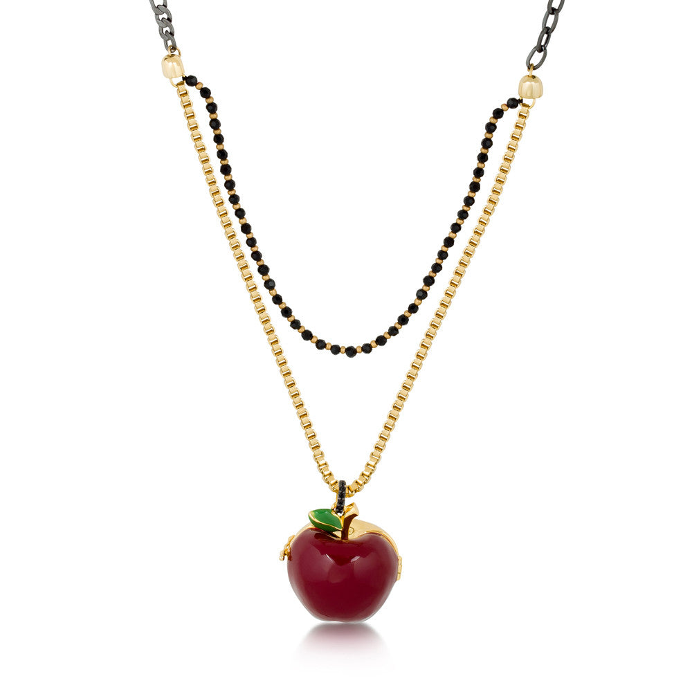 Disney by Couture Kingdom Snow White Apple Locket Necklace – Twin Treats